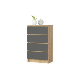 M&ouml;bel Kraft Kommode mit 4 Schubladen mehrfarbig Ma&szlig;e (cm): B: 60 H: 99 &raquo; M&ouml;bel Kraft