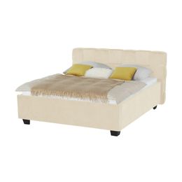 Kollektion Kraft Polsterbett - creme - Materialmix - 206 cm - 103 cm - M&ouml;bel Kraft