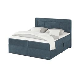 Jette Home Motor-Boxspringbett Jette Patch - t&uuml;rkis/petrol - Materialmix - 162 cm - 127 cm - M&ouml;bel Kraft