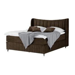 Kings and Queens Boxspringbett Uldur - braun - Materialmix - 194 cm - 122 cm - M&ouml;bel Kraft