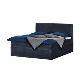 Boxi Boxspringbett 160 x 200 cm Boxi Classic - blau - Materialmix - 160 cm - 125 cm - M&ouml;bel Kraft