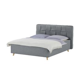 Kollektion Kraft Polsterbettgestell - grau - Materialmix - 186 cm - 103 cm - M&ouml;bel Kraft