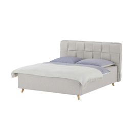 Kollektion Kraft Polsterbettgestell - grau - Materialmix - 186 cm - 103 cm - M&ouml;bel Kraft