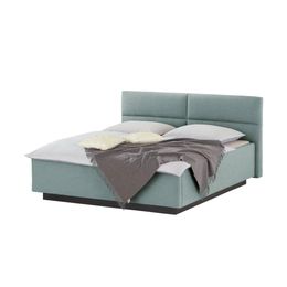Kollektion Kraft Polsterbettgestell - t&uuml;rkis/petrol - Materialmix - 202 cm - 102 cm - M&ouml;bel Kraft