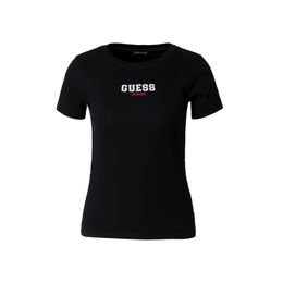Guess Jeans T-Shirt Damen Gr&ouml;&szlig;e L rot / schwarz / wei&szlig;