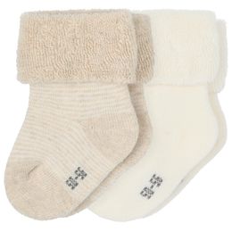 Topomini 2 Paar Newborn Socken mit Umschlagb&uuml;ndchen