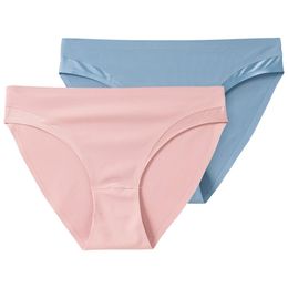 Gina Benotti 2 Damen Seamless-Slips mit Glanz-Detail