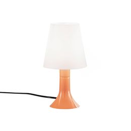Tischlampe BINGO Lumetto, orange/weiß, 24,5 cm, Kunststoff