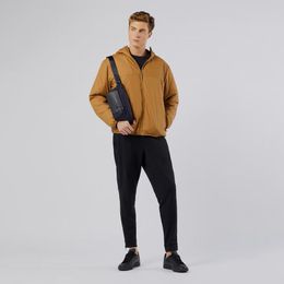Piquadro Brief 2 Umh&auml;ngetasche aus rezykliertem Stoff schwarz