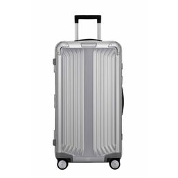 Samsonite Lite-Box Alu Trunk 74cm mit 4 Rollen + GRATIS HOTELGUTSCHEIN Aluminium