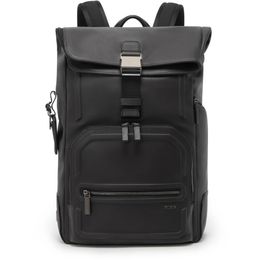 Tumi Harrison Osborn Rolltop Rucksack aus Leder Espresso Brown Bombe + GRATIS HOTELGUTSCHEIN
