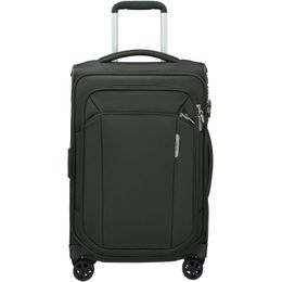 Samsonite Respark Trolley mit 4 Rollen erweiterbar 55cm + GRATIS HOTELGUTSCHEIN Forest Green