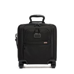 Tumi Alpha 3 Kompakte Aktentasche auf 4 Rollen (klein) + GRATIS HOTELGUTSCHEIN Black
