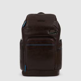 Piquadro Blue Square Revamp Laptop-Rucksack 14" mit iPad Pro 12,9"-Fach Mahagoni