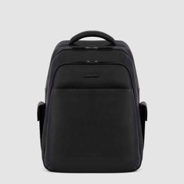 Piquadro Modus Special Laptop-Rucksack 15,6" mit iPad -Fach, groß Schwarz