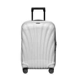 Samsonite C-Lite Trolley mit 4 Rollen erweiterbar 55cm + GRATIS HOTELGUTSCHEIN Off White