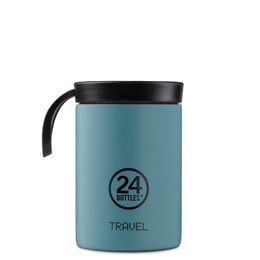 24Bottles Travel Tumbler Snack Pot 350ml mit Fill&Go Lid Powder Blue
