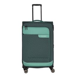 Travelite Viia Trolley L 4-Rollen erweiterbar Eukalyptus