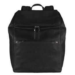 Piquadro TAU Erweiterbarer Laptoprucksack mit Fach f&uuml;r Tablet black