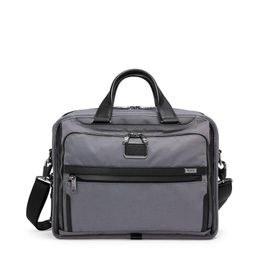 Tumi Alpha X Organizer Brief + GRATIS HOTELGUTSCHEIN Meteor Grey