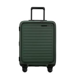Samsonite Restackd EASY ACCESS Trolley mit 4 Rollen erweiterbar 55cm + GRATIS HOTELGUTSCHEIN Sage