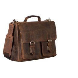 Leonhard Heyden Salisbury Leder-Aktentasche 1-Fach, mit Laptopfach 15"