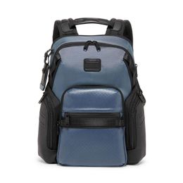 Tumi Alpha Bravo Navigation Rucksack aus Nylon Nevado Blue