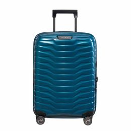 Samsonite Proxis Trolley mit 4 Rollen erweiterbar 55cm (20/23cm) + GRATIS HOTELGUTSCHEIN Petrol Blue
