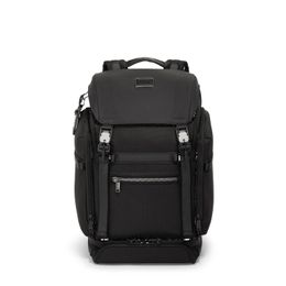 Tumi Alpha Bravo Expedition Rucksack mit Überschlag + GRATIS HOTELGUTSCHEIN Schwarz
