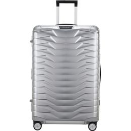 Samsonite Proxis Alu Trolley mit 4 Rollen 76cm + GRATIS HOTELGUTSCHEIN Aluminium