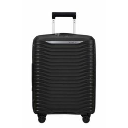 Samsonite Upscape Trolley mit 4 Rollen erweiterbar 55cm + GRATIS HOTELGUTSCHEIN Schwarz