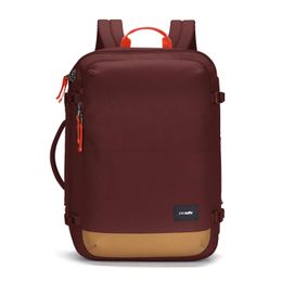 Pacsafe GO Anti-Theft 34L Carry-on Backpack Garnet Red