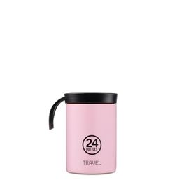 24Bottles Travel Tumbler Snack Pot 350ml mit Fill&Go Lid Candy Pink