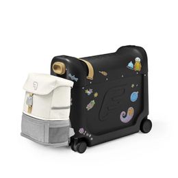 Stokke JetKids BedBox + Crew BackPack -Reiseset Black / White