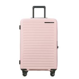 Samsonite Restackd Trolley mit 4 Rollen erweiterbar 68cm + GRATIS HOTELGUTSCHEIN Rose