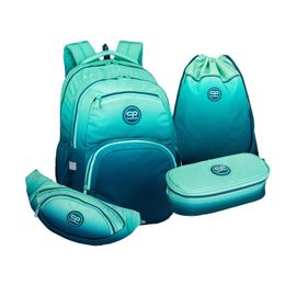 CoolPack Pick 17" 4tlg.Set Rucksack Blue Lagoon