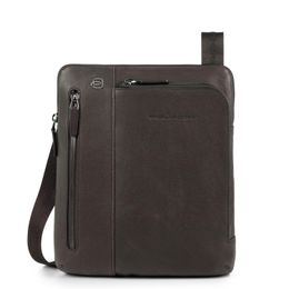 Piquadro Black Square Umh&auml;ngetasche mit iPad Air/Pro 9,7-Fach braun