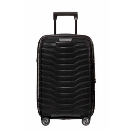 Samsonite Proxis Trolley mit 4 Rollen erweiterbar 55cm (23/26cm) + GRATIS HOTELGUTSCHEIN Schwarz