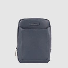 Piquadro Modus Special Pocket Crossbody Bag mit iPad mini-Fach Blau