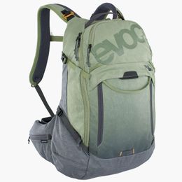 Evoc Protector Backpacks Trail Pro 16 S/M Light Olive - Carbon Grey