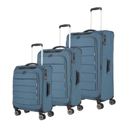Travelite Skaii Trolley-Set 4-Rad, L erw./M erw./S Panoramablau