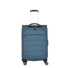 Travelite Skaii Trolley M, 4-Rollen erweiterbar Panoramablau