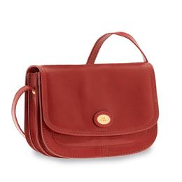 The Bridge Story Donna Schultertasche 24cm Ribes-Rot/Gold