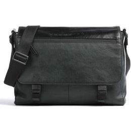 The Bridge Damiano Leder-Kuriertasche -053423EX Malachite/Schwarz/Ruthenium Dunkel