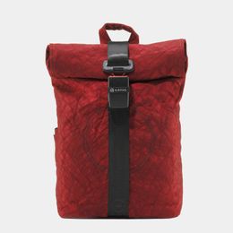 Airpaq Rolltop Airbag -Rucksack mit 15" Laptopfach Rot