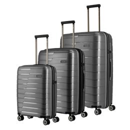 Travelite Air Base 4-Rad Trolley Set L/M-erw/S Anthrazit