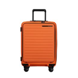 Samsonite Restackd EASY ACCESS Trolley mit 4 Rollen erweiterbar 55cm + GRATIS HOTELGUTSCHEIN Papaya