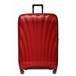 Samsonite C-Lite Trolley mit 4 Rollen 86cm + GRATIS HOTELGUTSCHEIN Chili Red