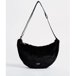 Wouf FAUX FUR crossbody bag black forest