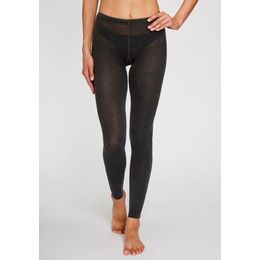 Lavana Strickstrumpfleggings grau Gr. 36/38 f&uuml;r Damen. Nachhaltig.